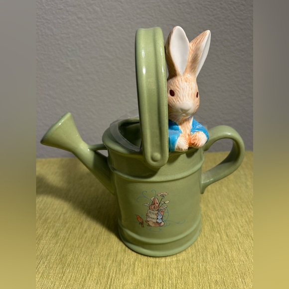 Accents | Beatrix Potter Peter Rabbit Watering Can Planter Adorable ...
